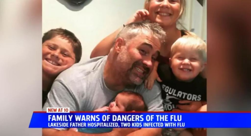 Navy veteran fights flu