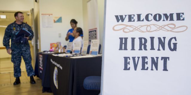 veterans job interview