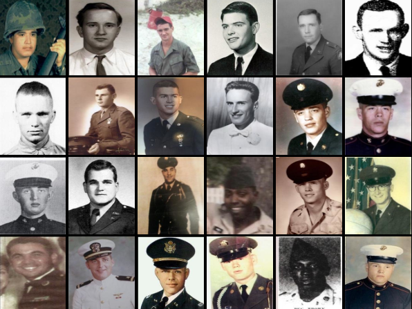 Wall of Faces: Photos needed to complete virtual Vietnam Veterans ...