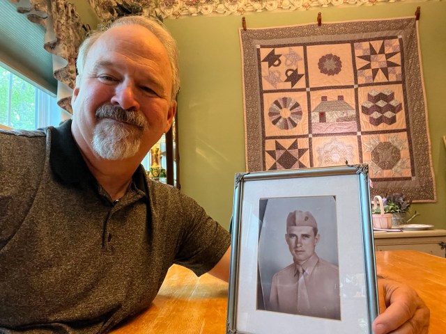 Adam Shepherd with Grandfather picture Rober Lee Shepherd